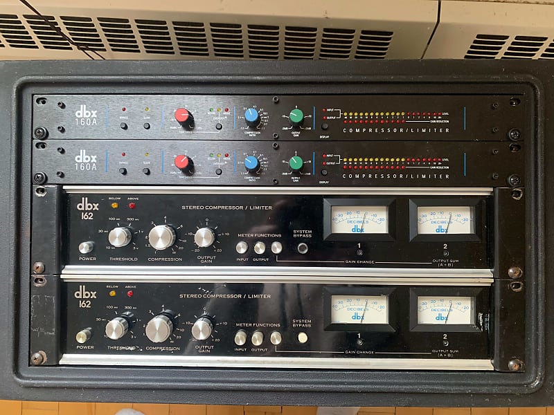 DBX Compressor Rack ~ (2x) Vintage 162s + (2) 160a's | Reverb