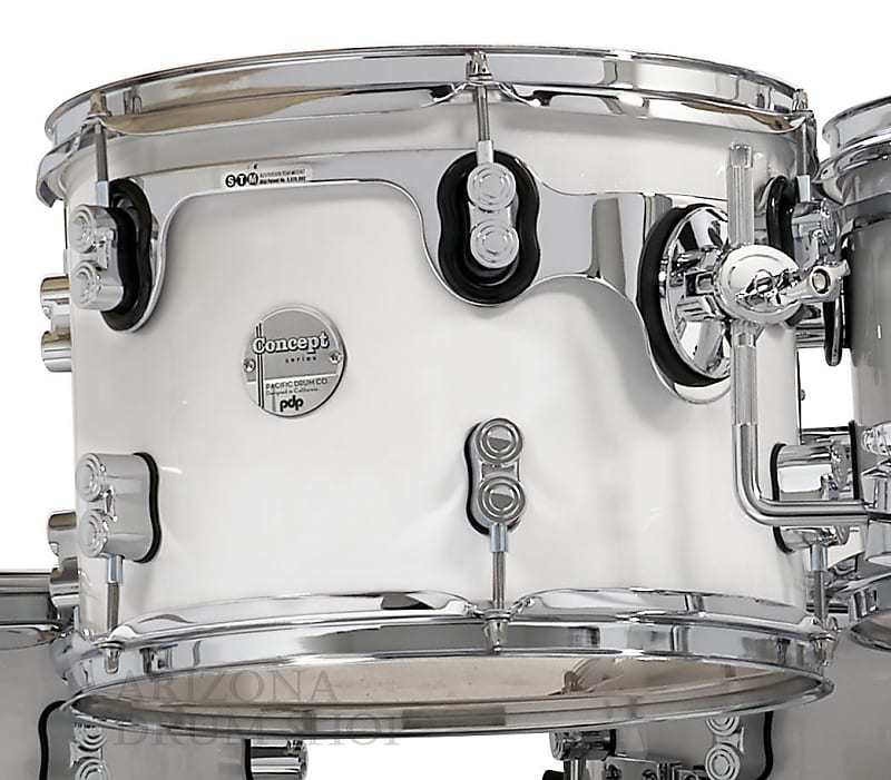 PDP Concept Maple Series 13 inch Tom , Pearlescent White | Reverb