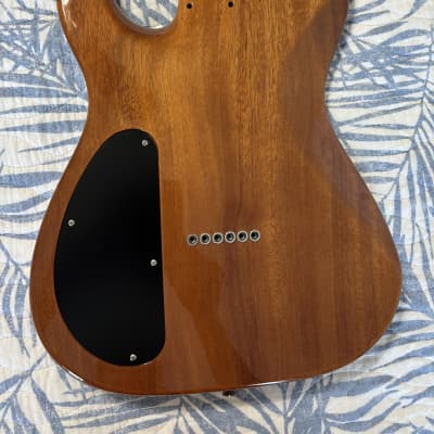 Warmoth Telecaster Body Mahogany Rosewood Top Lollar Bare | Reverb