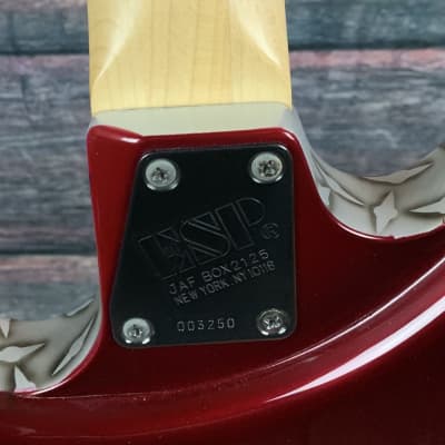 Late 80s ESP Mirage Deluxe 48th Street NY USA Custom Graphic | Reverb