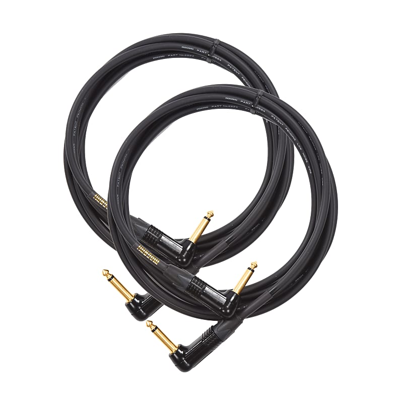 Mogami Gold Instrument Cable 10' Angle-Angle 2 Pack Bundle | Reverb