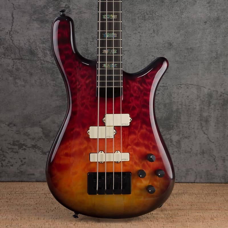Spector USA Custom NS2 Bass Guitar - Lava Glow Gloss - #1276 | Reverb