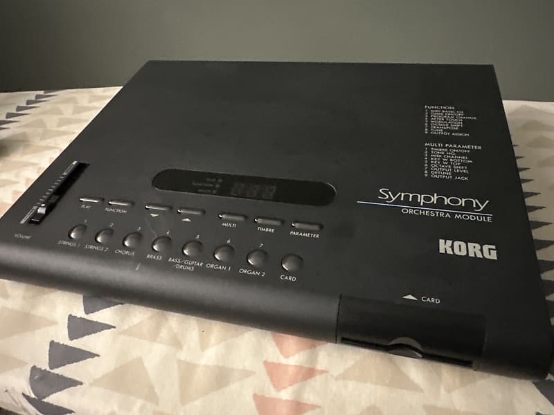Korg Symphony Orchestra Module Early-90s - Black | Reverb