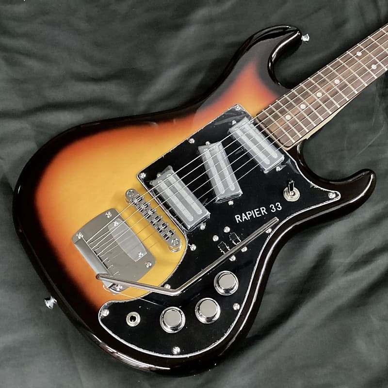 British Cult Electric Guitar Rapier 33/3 Tone Sunburst | Reverb