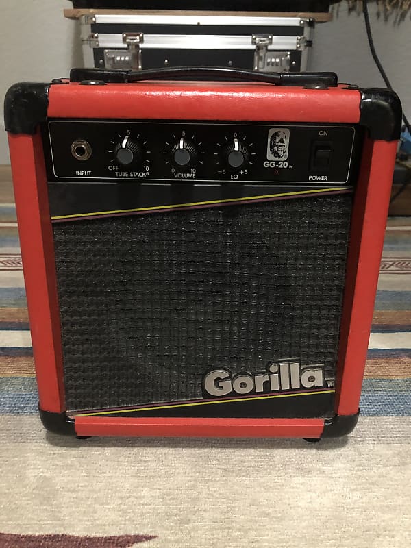 Gorilla GG-20 1987 Red 30 watt practice amp | Reverb