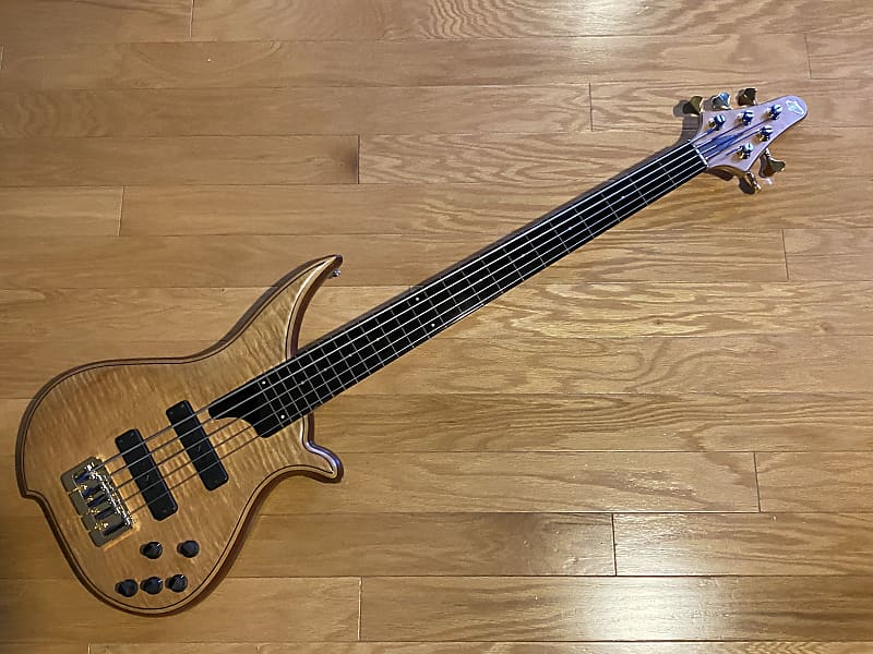 Tune TWB-5 fretless 5-string bass - Natural | Reverb