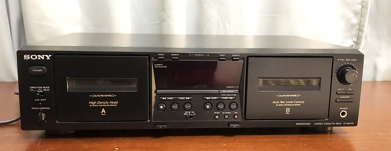 Sony TC WE475 Dolby Stereo Cassette Deck Synchronized High | Reverb