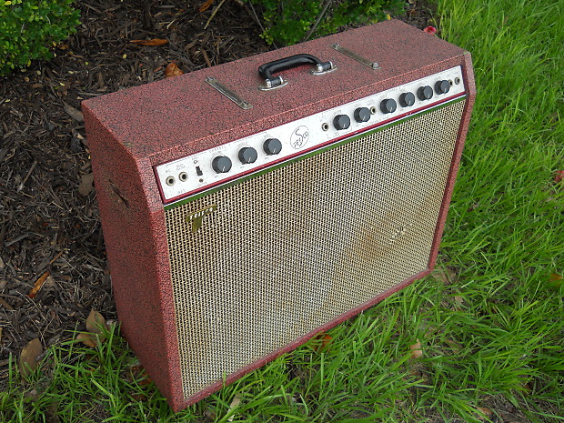 Teisco 78R Twin All Tube Combo Amp, RARE Early 60s Model, | Reverb