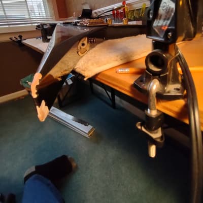 Jackson Randy Rhodes 1984 - Black with brass pickguard | Reverb