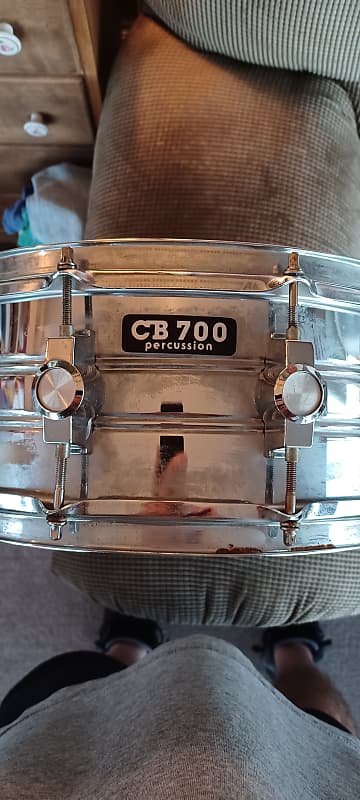CB-700 Percussion Steel Snare Drum - Chrome | Reverb