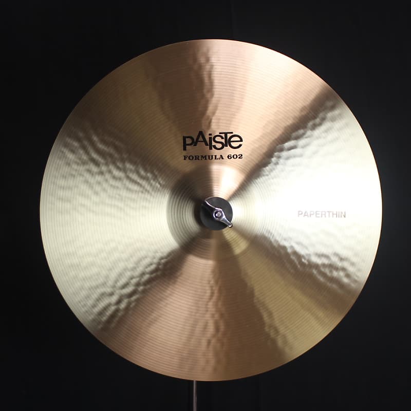 Paiste 16" Formula 602 Classic Paperthin - 851g (video demo) | Reverb