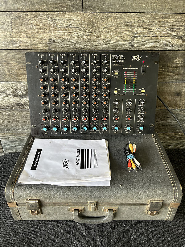 Vintage Peavey 701R Rack Mount Mixer Road Mixing Console w/ | Reverb
