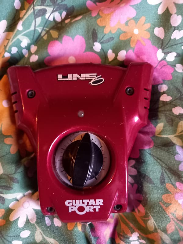 Line 6 Guitar Port USB Interface 2000s Red | Reverb UK