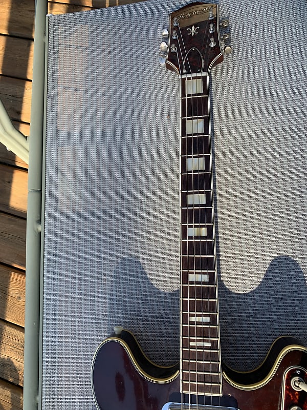 Harmony H77 or H78 1967 Neck Only - Red | Reverb