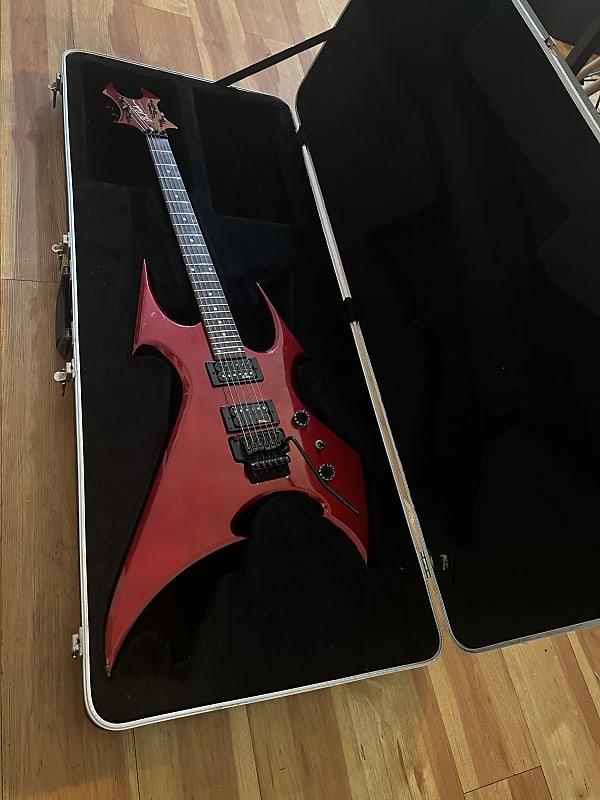 B.C. Rich Beast Platinum Pro Series OHSC - Metallic Red | Reverb