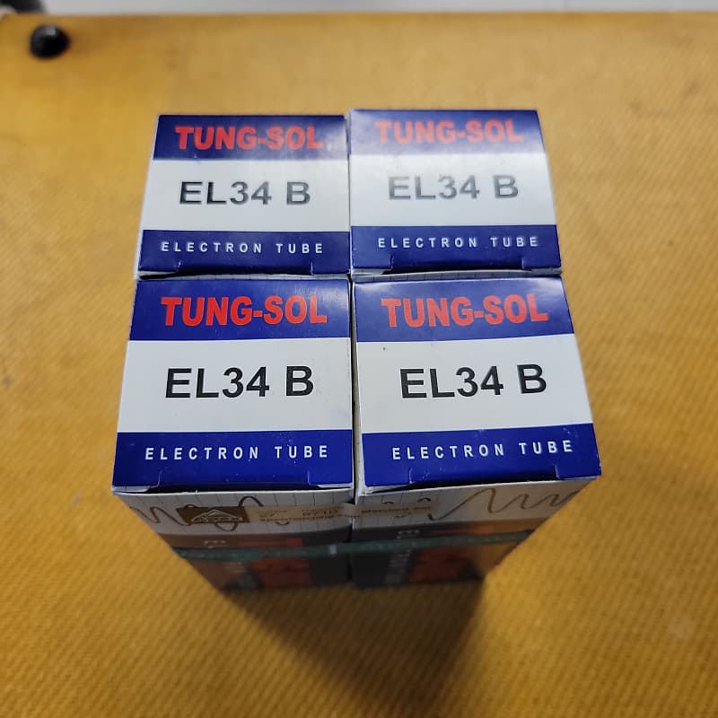 Tung-Sol EL34 B Quad | Reverb