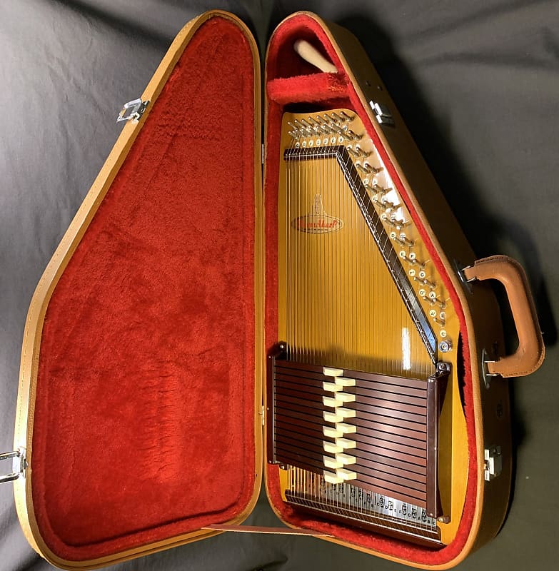 1972 Rhythm Band Blue Grass ChromAharp 15-Chord Autoharp with | Reverb