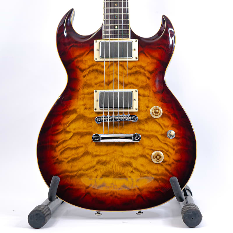 2003 Samick Torino Quilted Tobacco Sunburst w/ Double Cut, | Reverb