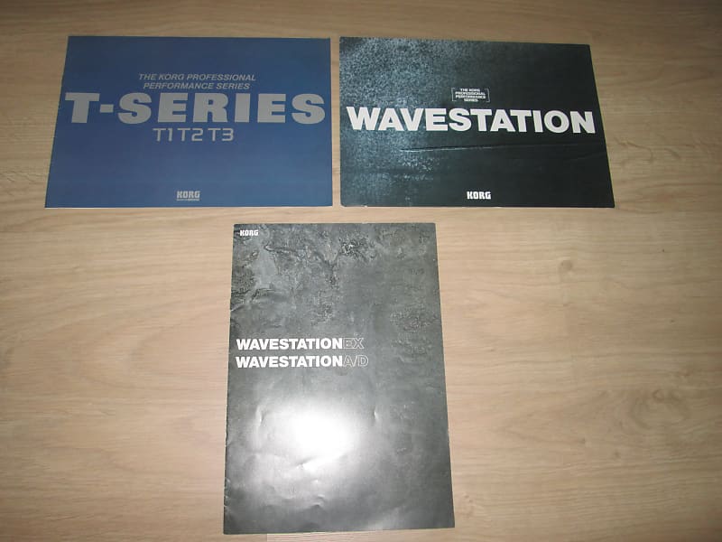 Korg Wavestation and T-Series Brochure’s - Original Vintage | Reverb