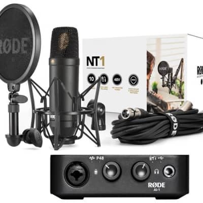 RODE NT1-AI1 Complete Studio Kit with NT1 Microphone and AI-1 | Reverb
