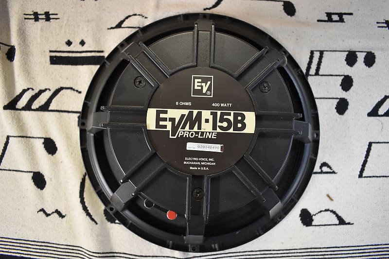 Electro-Voice EVM-15B Proline 400 watt 15" speaker | Reverb