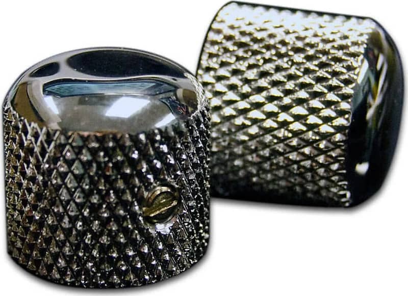 Fender Tele Chrome Domes Guitar Knobs | Reverb