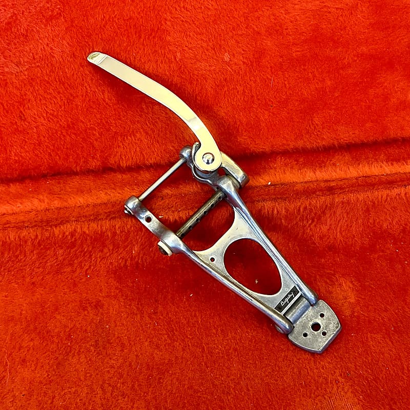 Bigsby B-12 Vibrato tailpiece c 1970 - Nickel original | Reverb