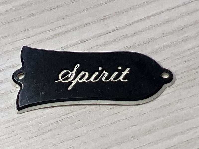 Gibson Spirit truss rod cover 1982 - Black | Reverb