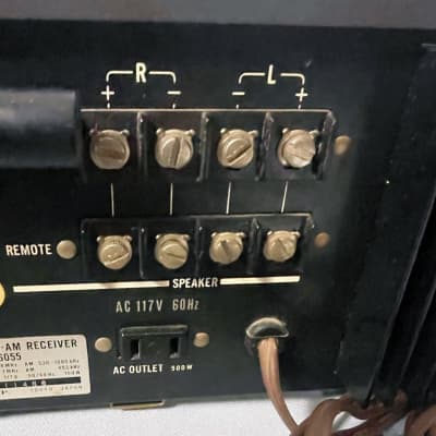 Sony STR-6055 AM/FM Stereo Receiver 1971-74 Silver | Reverb