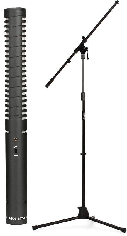 Rode NTG-1 Shotgun Condenser Microphone Bundle with On-Stage | Reverb