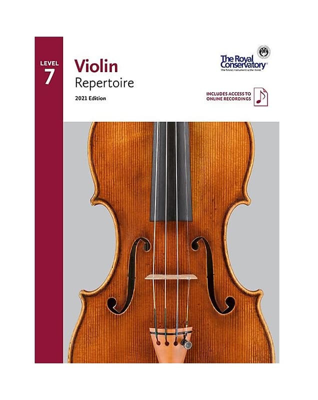RCM 2021 Edition Violin Repertoire Level 7 VLR07 | Reverb
