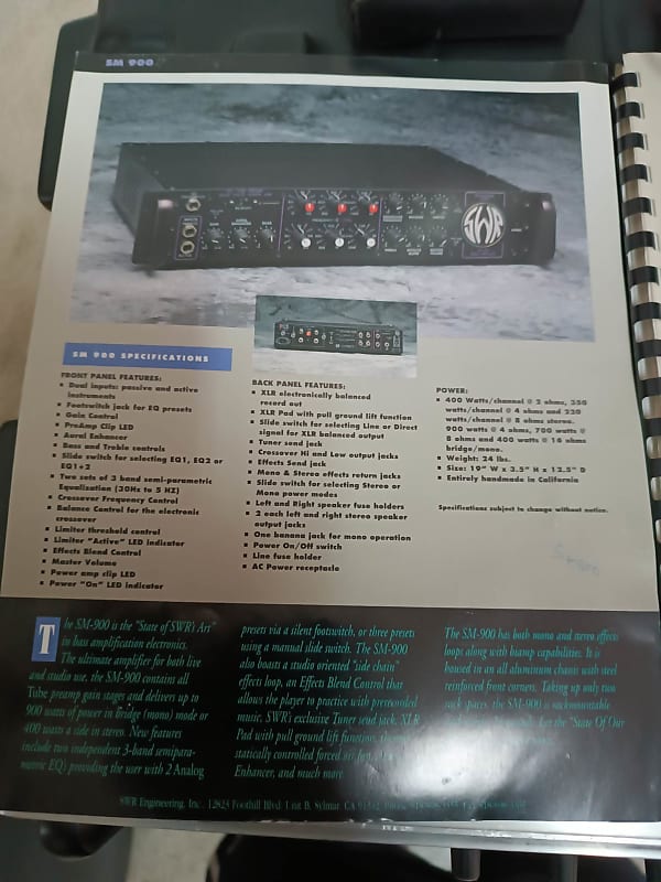 SWR SM-900 1990's | Reverb