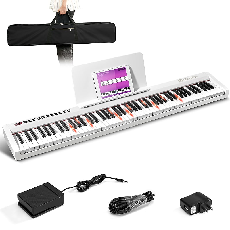 Piano Keyboard, 88 Key Portable Keyboard Piano Electric | Reverb