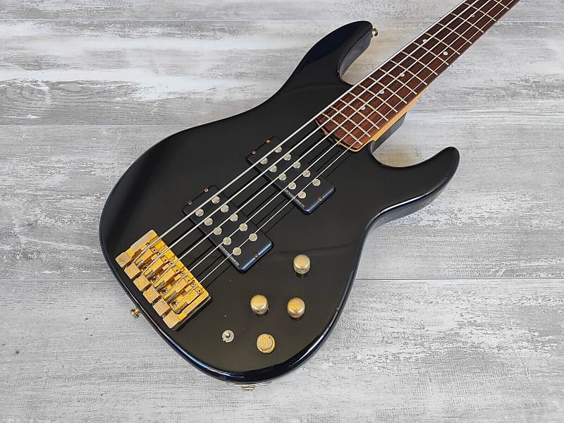 ESP Japan Amaze AP Series 5 String Bass (Black) | Reverb