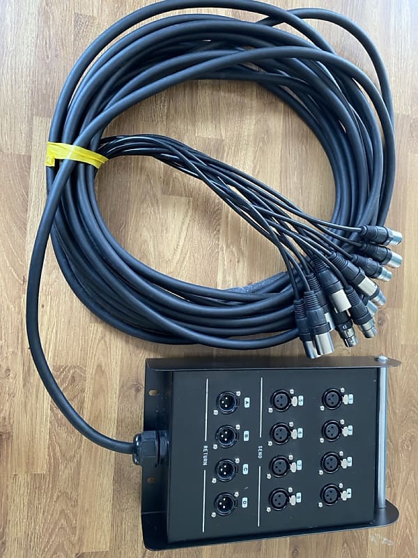 Unbranded 12 way 10m XLR multicore 2020 - Black metallic | Reverb UK