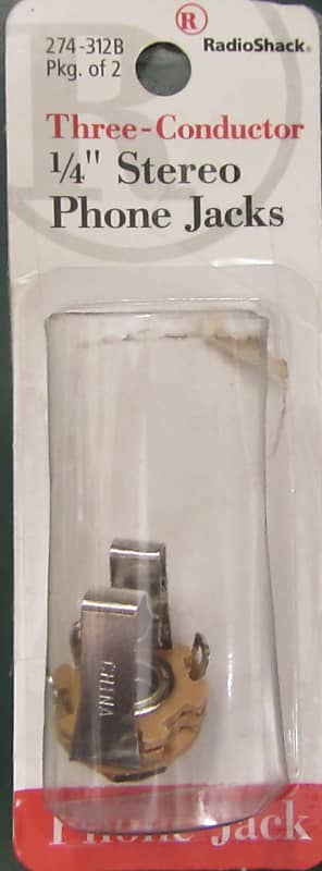 Radio Shack 1/4 Stereo Jack 2000's | Reverb
