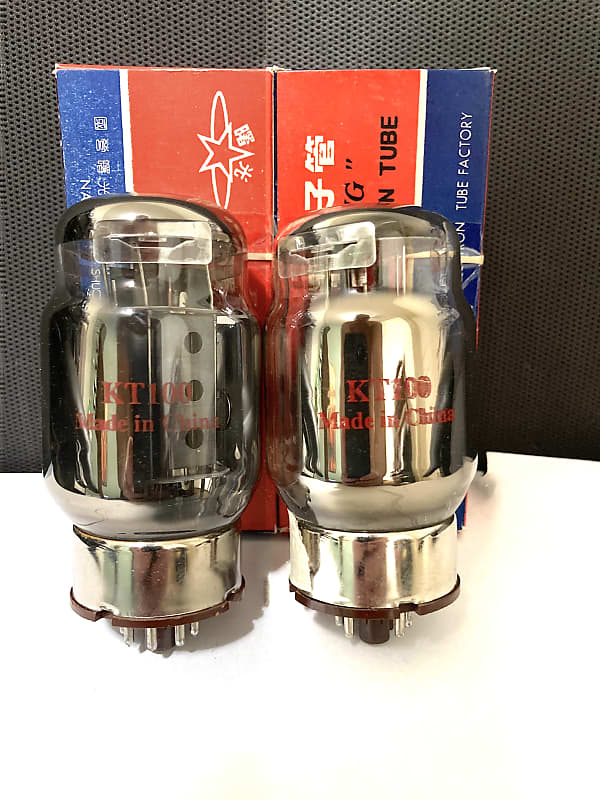 KT100 Matched Pair Of Tubes Sub KT88 Power Amp NEW | Reverb