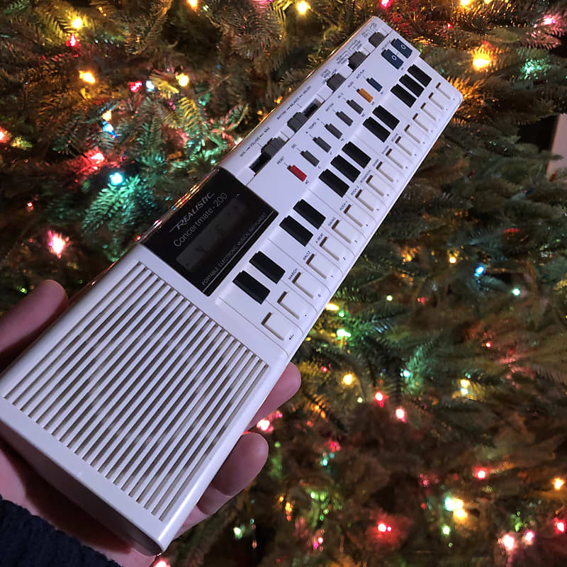 Realistic Concertmate 200 Portable Mini Synth Vintage 1980'S | Reverb