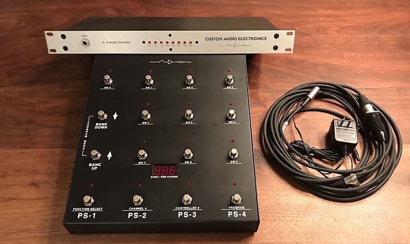 Custom Audio Electronics RS-10 Midi Foot Controller and 4x4 | Reverb