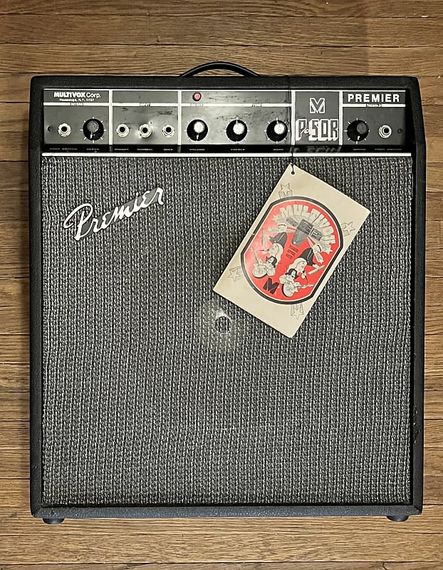Vintage Mid 60s Multivox Premier P-50R Amp with Reverb and | Reverb