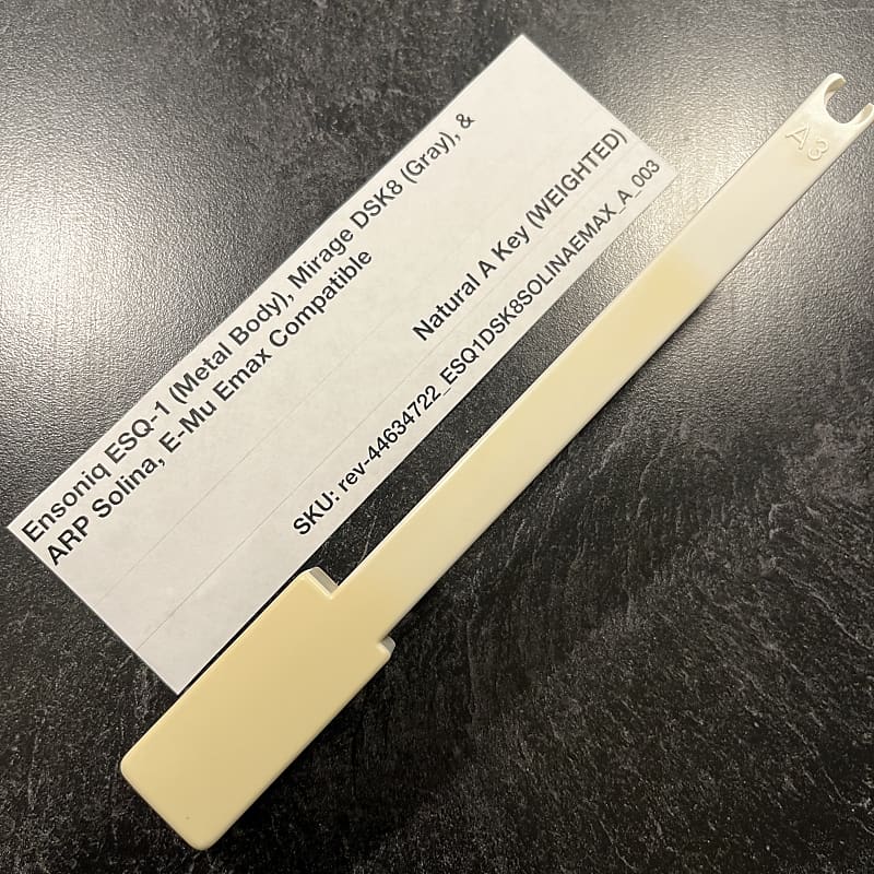 Ensoniq Replacement Weighted A Key (Ensoniq Keybeds) for | Reverb