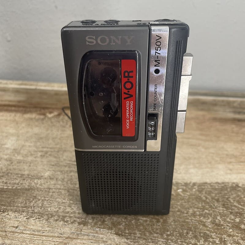 Sony M-750V Micro-cassette Recorder Vintage | Reverb