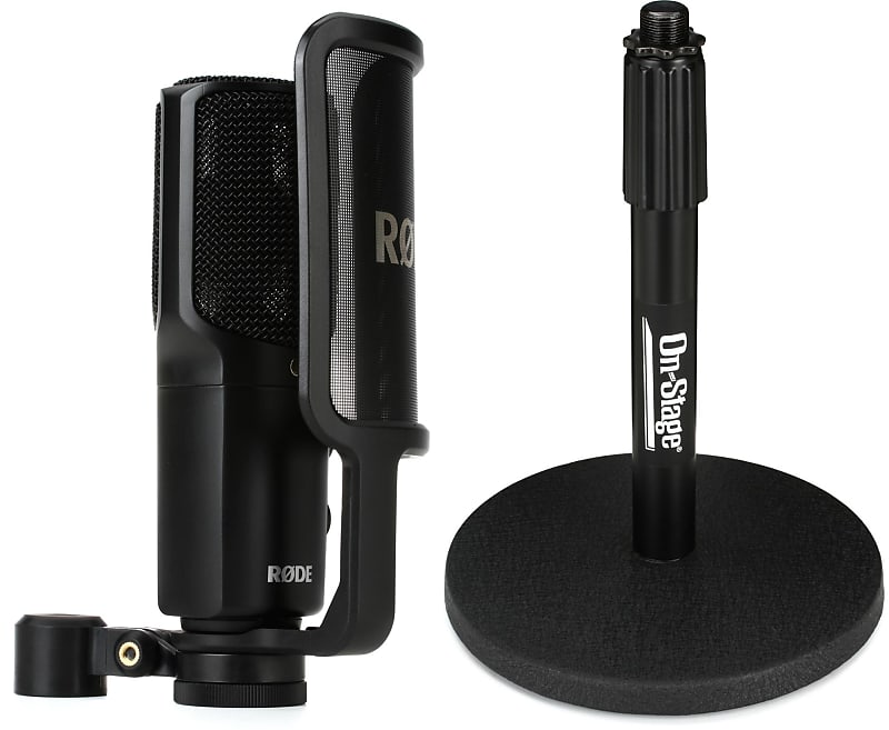 Rode NT-USB USB Condenser Microphone Bundle with On-Stage | Reverb