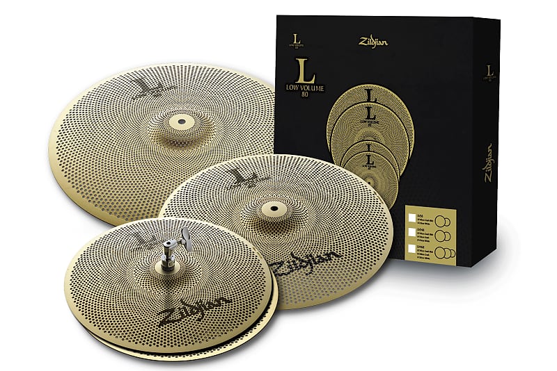 Zildjian 14/16/18" L80 Low Volume Cymbal Pack | Reverb