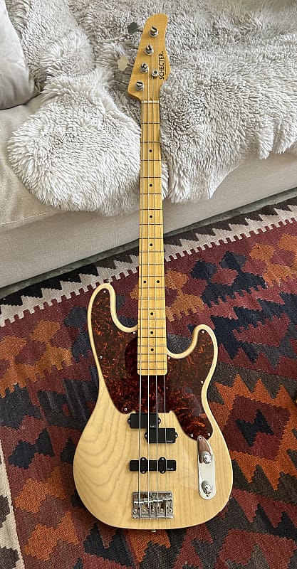 Schecter California Custom guitars Model T 1997 - Natural | Reverb