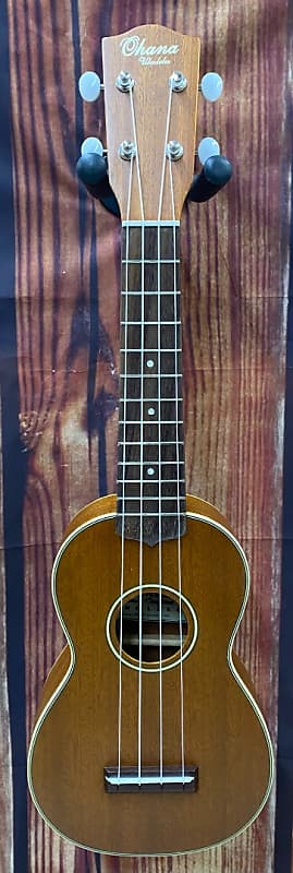 Ohana Model SK-12 Soprano Size All Mahogany Acoustic Ukulele | Reverb