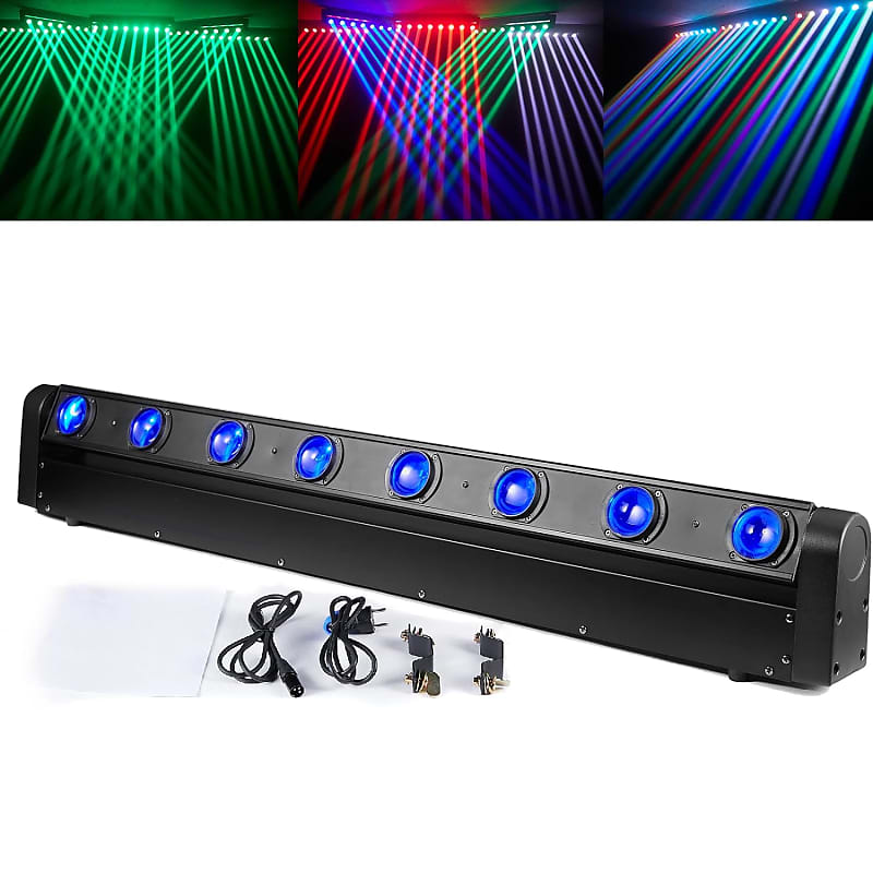 8 Eye Led Bar Beam Moving Head Light - Stage Light 8X12W | Reverb