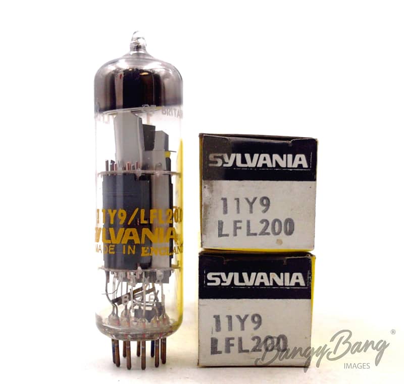 2 Vintage Sylvania 11Y9/LFL200 Double Pentode Tube Valve - | Reverb
