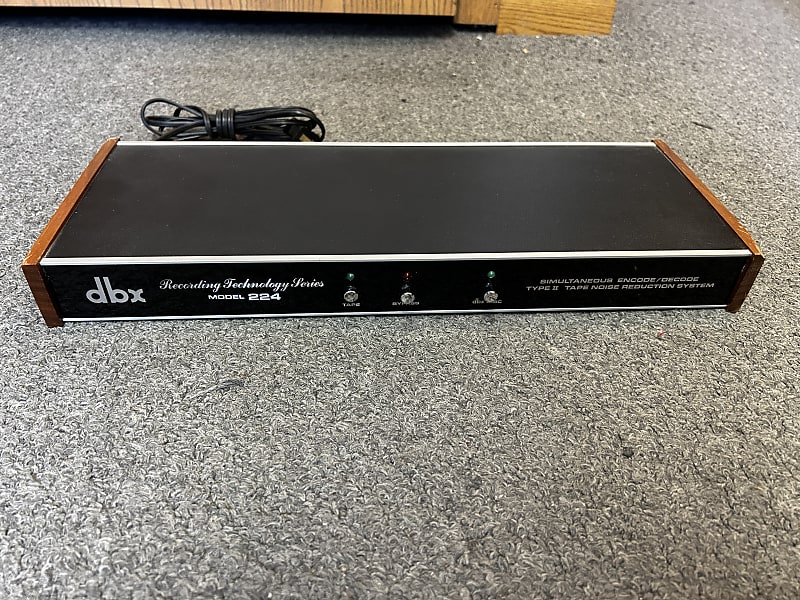 dbx Model 224 Simultaneous Encode/Decode Type II Tape Noise | Reverb