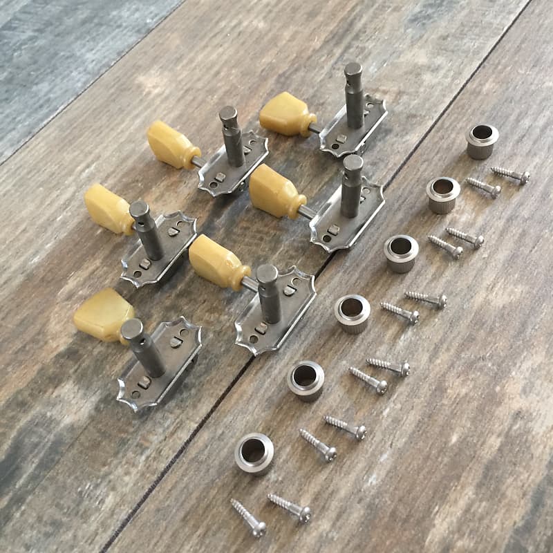 Gotoh SD90 Tuners 3 x 3 (Aged/Relic Nickel, SL) Kluson | Reverb UK
